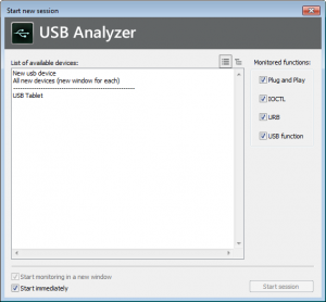 USB Analyzer by Eltima Getting started